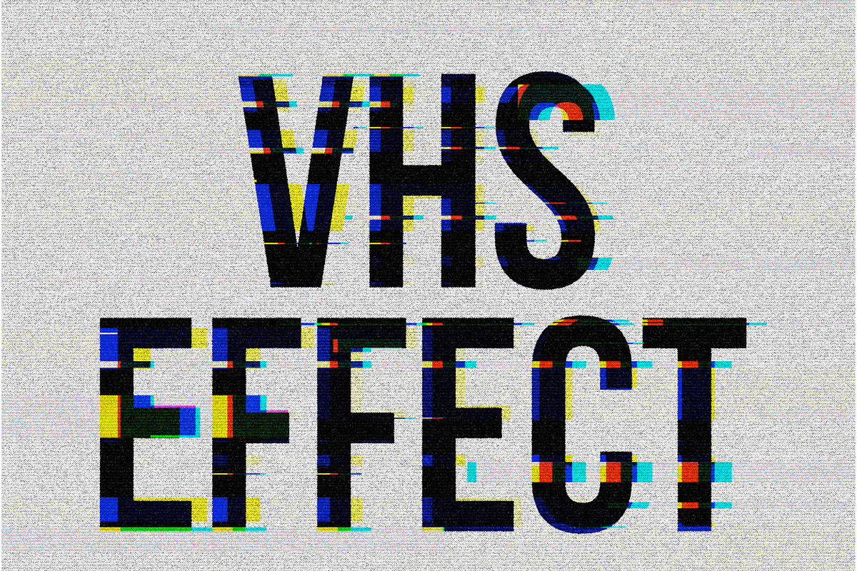 VHS Static Photoshop Effect, a Layer Style Add-On by Loudoun Design Co.