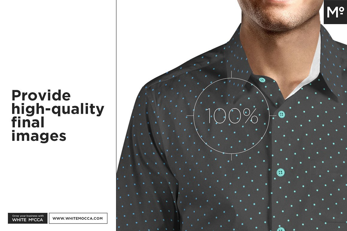Casual Dress Shirt Mock-ups Set, a Shirt Mockup by Mocca Mockups Store