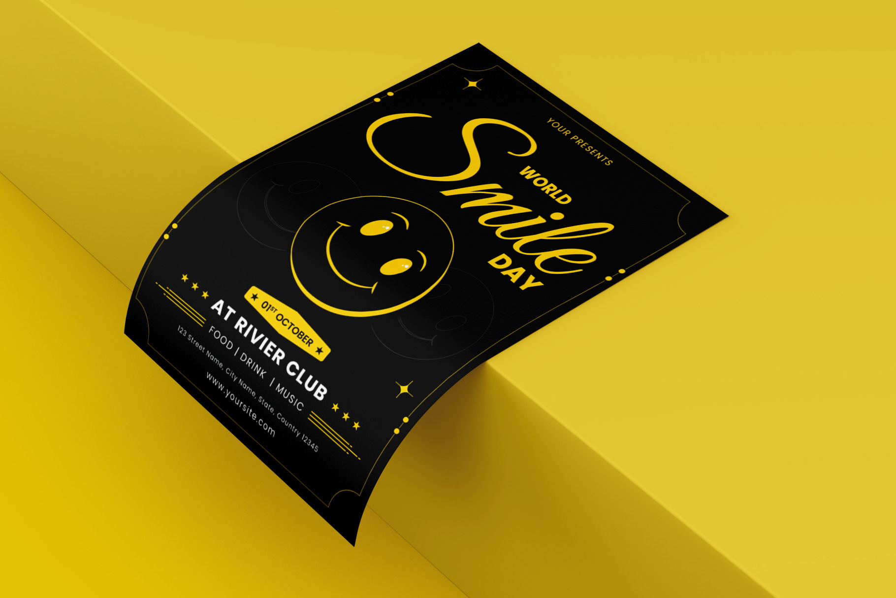 Smile Day Flyer Template, a Flyer Template by VictorThemes