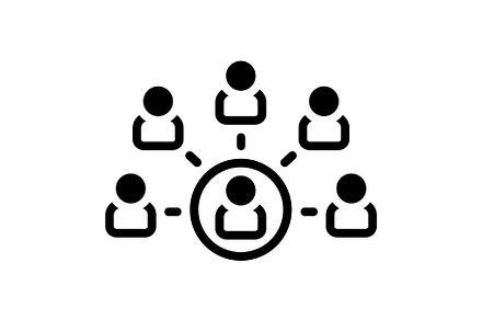 Contact Icons, a Solid Icon by filborg