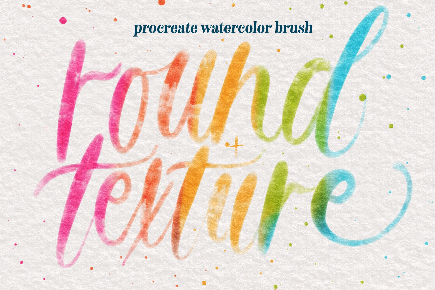 Procreate watercolor lettering brush | Creative Market