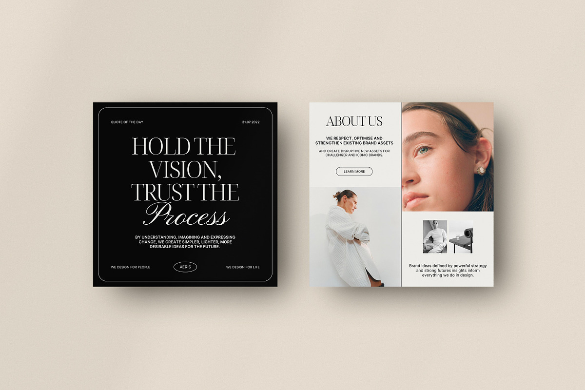 AERIS / Aesthetic Social Media Kit