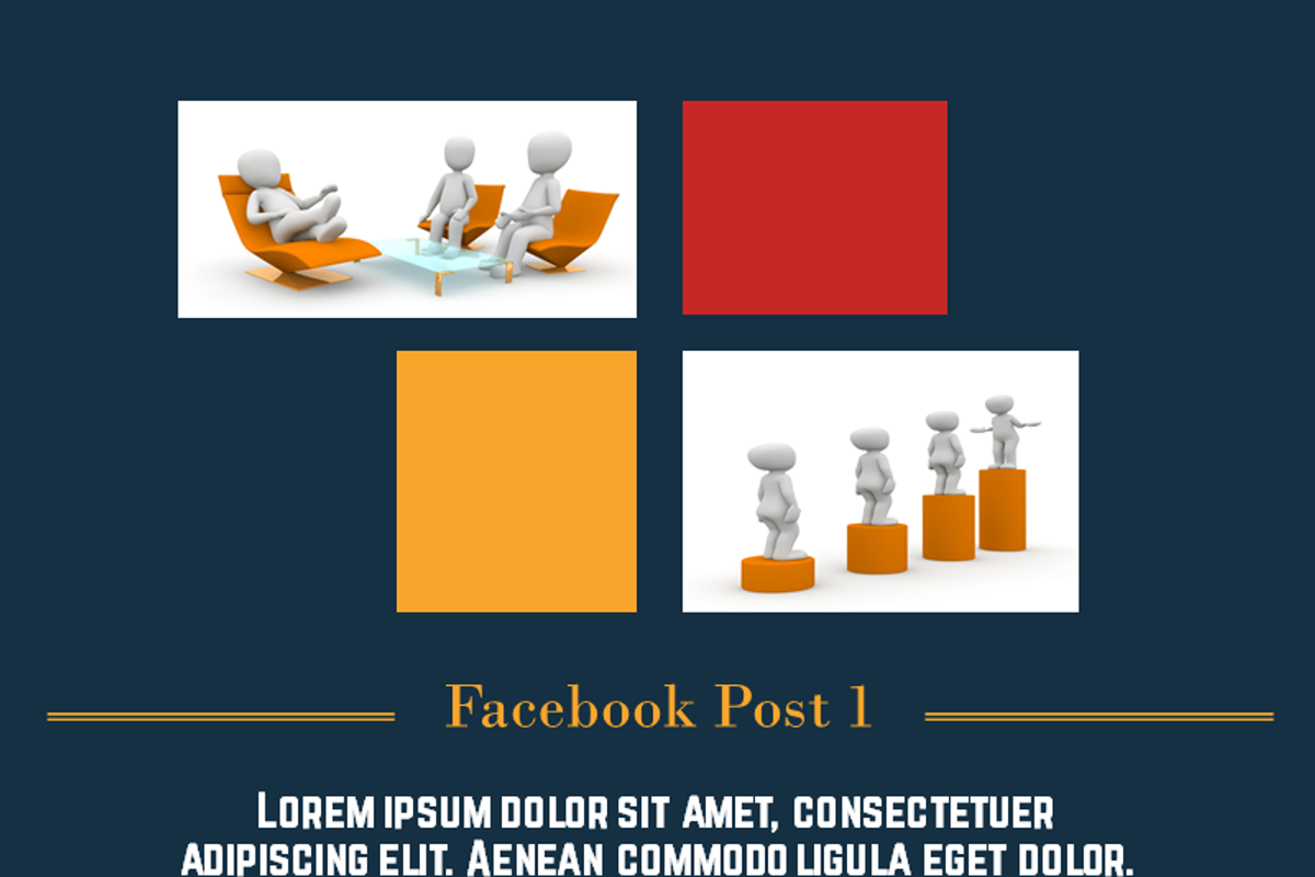 Facebook Post 1 PowerPoint template, a Social Media Template by Yes ...