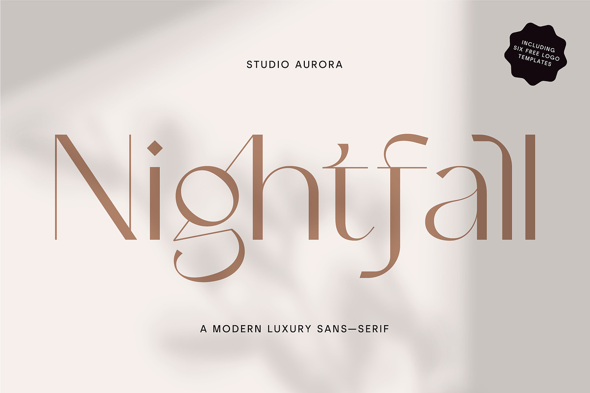 Nightfall - Modern Luxury Sans-Serif