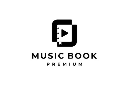 Music Book Logo | Branding & Logo Templates ~ Creative Market