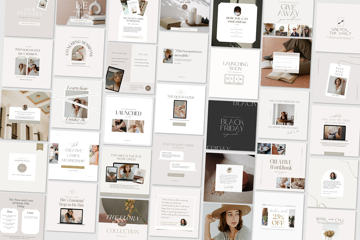 Instagram Promotional Canva Templates