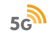 Fifth generation network icon. 5G, a Technology Illustration by GraphiShop