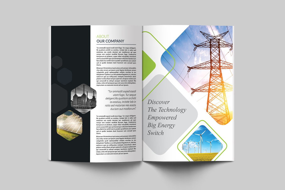 Biotechnology Brochure, a Brochure Template by BoriesBechker