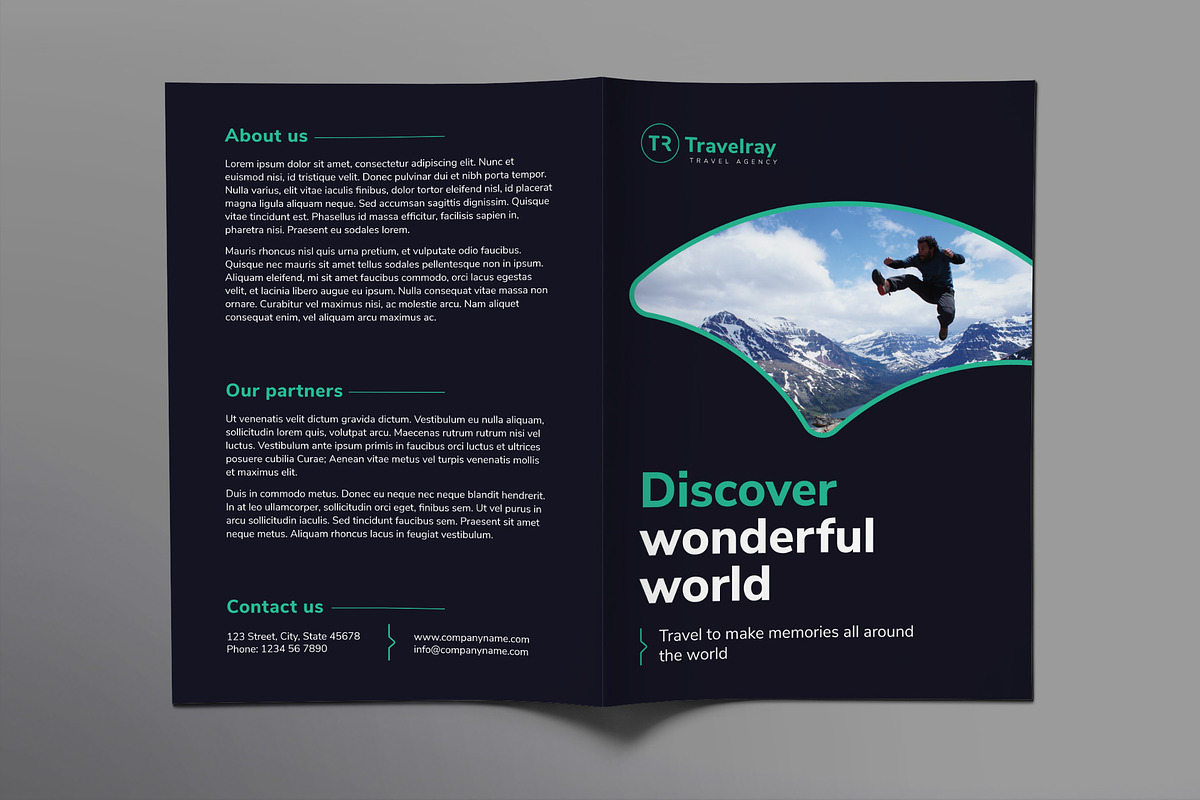 Tours And Travels Print Pack, a Poster Template by TemplatesNow!