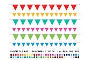 Single Color Triangle Banner, an Object Graphic by Running With Foxes