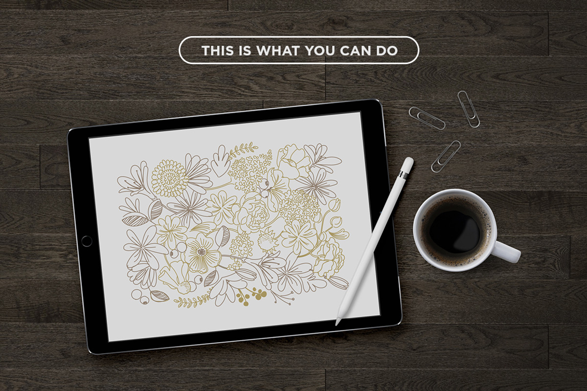 Mockup . Black iPad Pro & Pencil, an iPhone Mockup by tomodachi studio