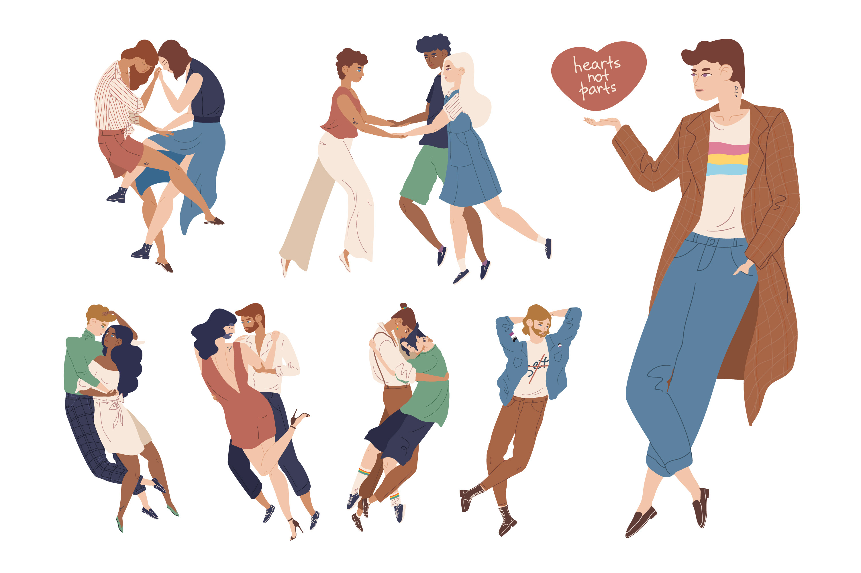 Different types of sexuality, a Person Illustration by Good Studio
