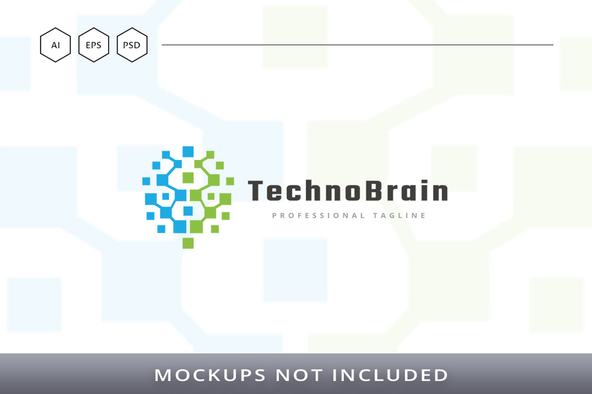 Techno Brain Logo, a Branding & Logo Template by Design_Planet ...