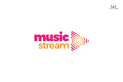 Music Stream Logo, a Branding & Logo Template by LogoLabs