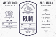 Drakkar Logo/Label Template, a Branding & Logo Template by Lumitar