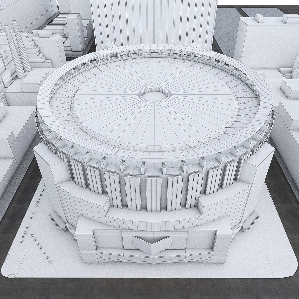 Madison Square Garden, an Architecture 3D Model by monogroup