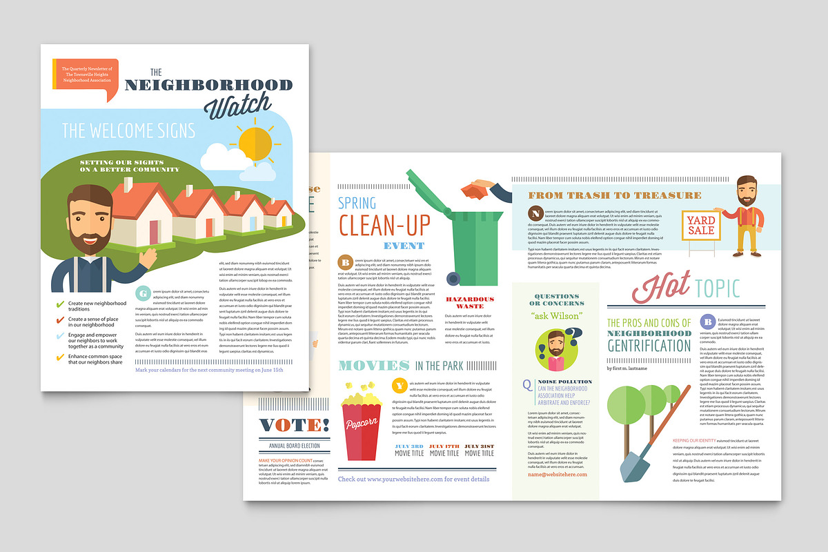 HOA Newsletter Template