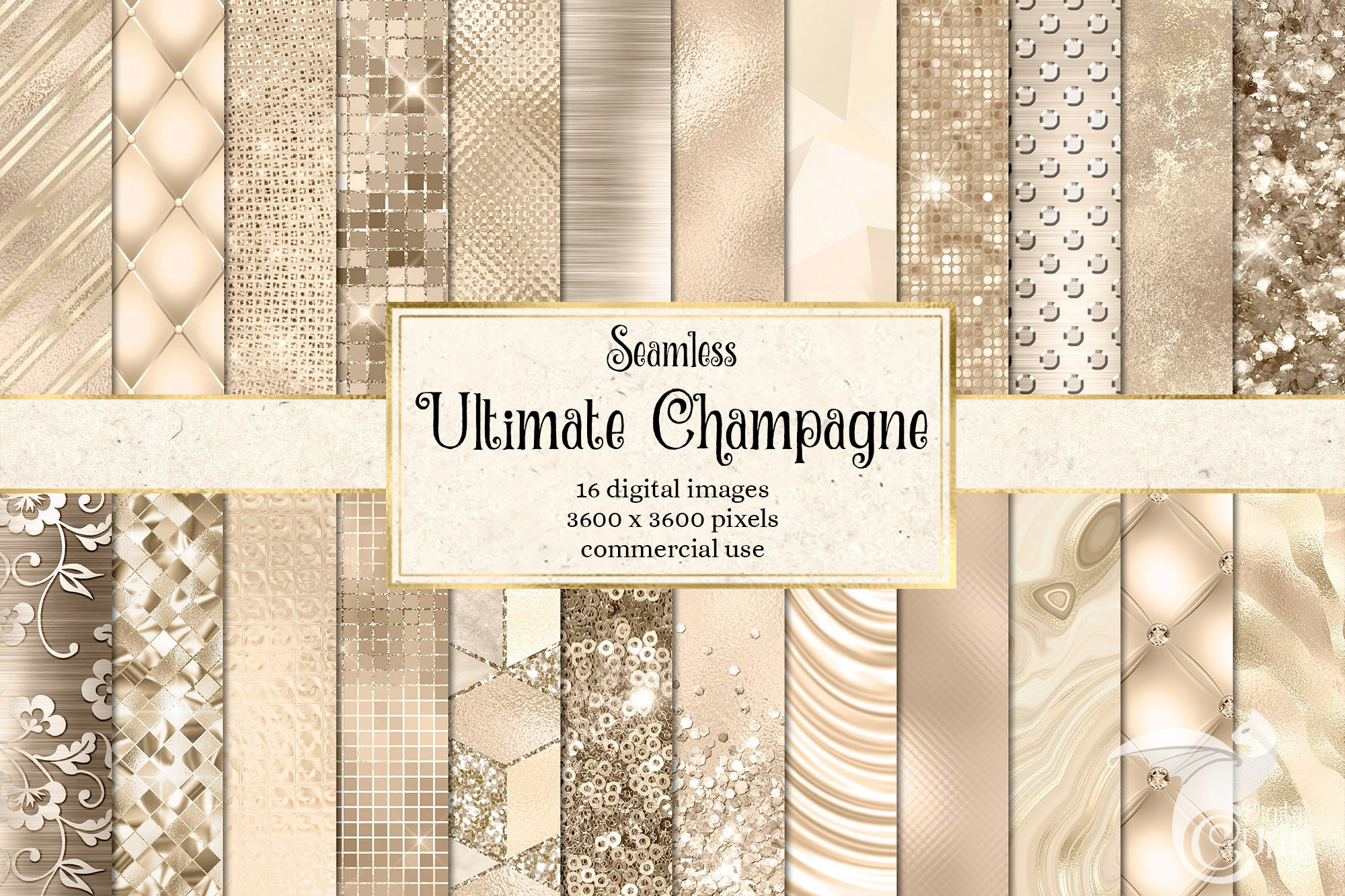 Ultimate Champagne Textures, a Texture Graphic by Digital Curio