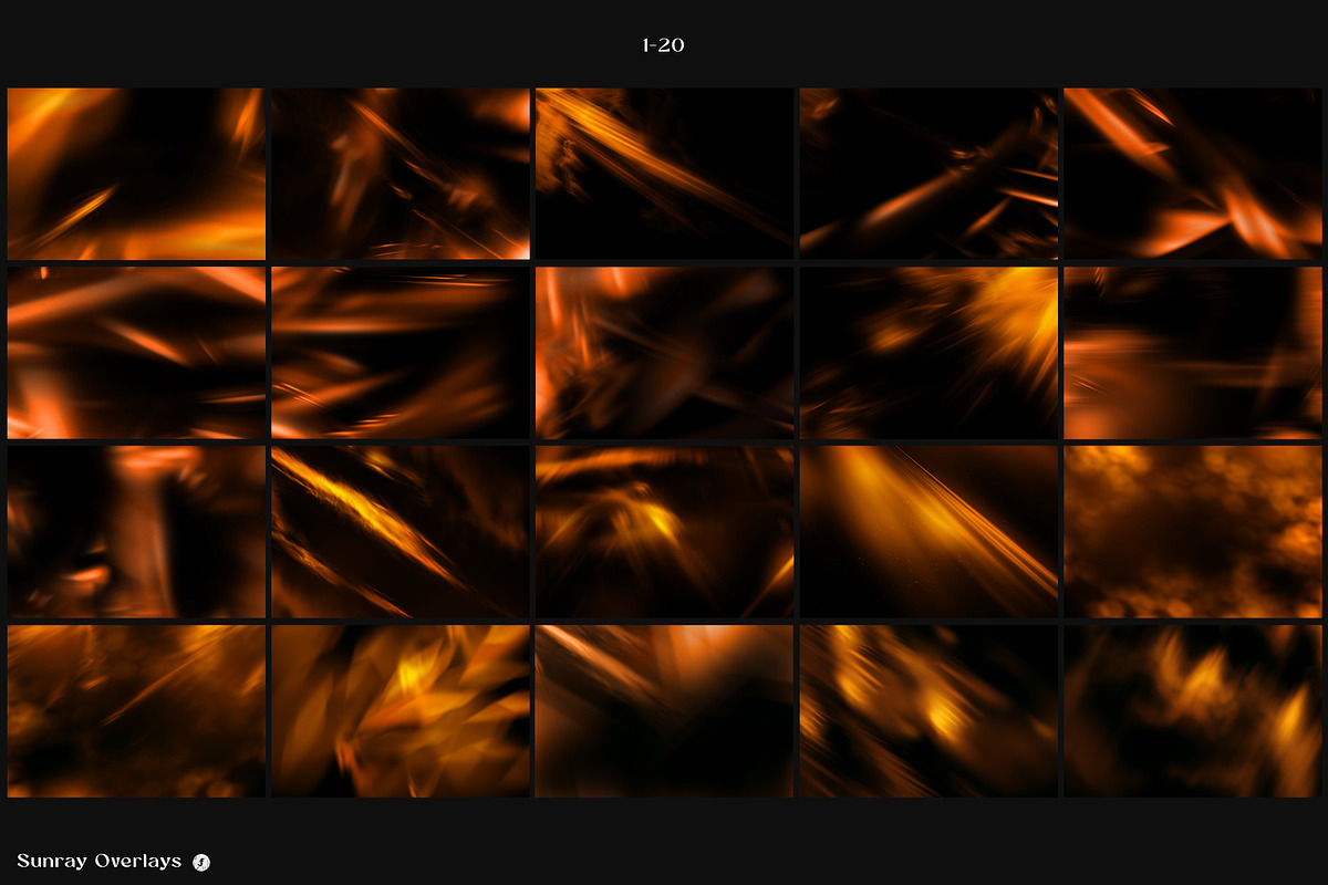 Sunray Overlays, a Texture Graphic by Freezerondigital | Creative Market