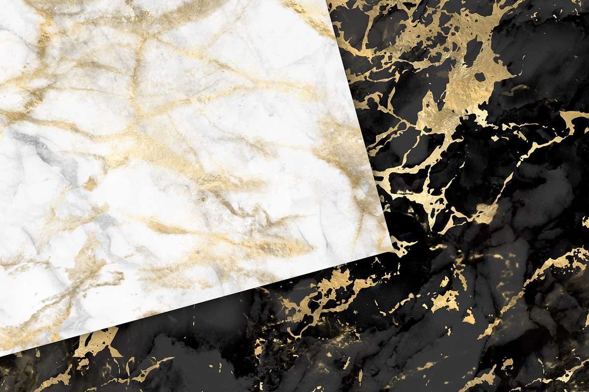 Seamless Gold Marble Textures, a Texture Graphic by Digital Curio