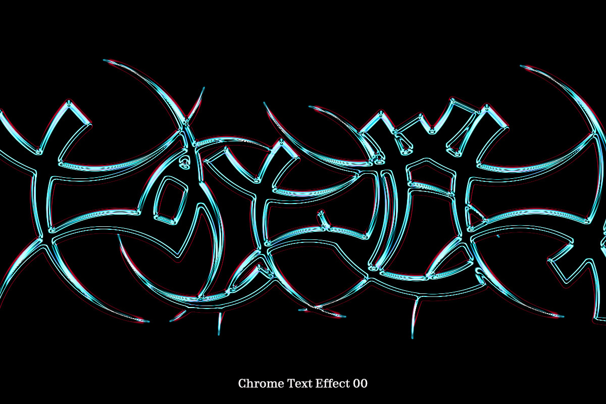 Chrome Text - Layer Styles Bundle, a Layer Style Add-On by saintricchi