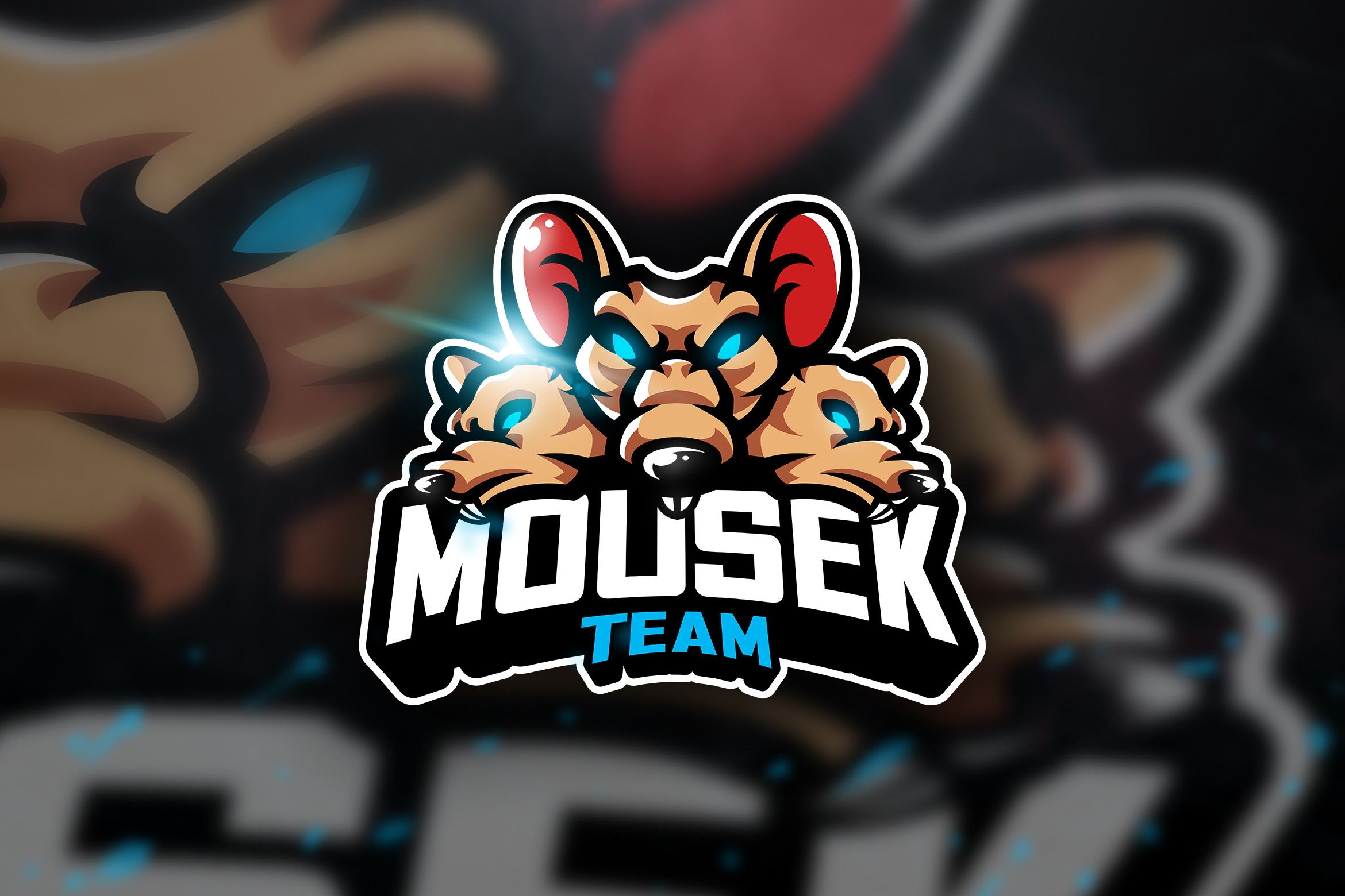 Mousek Team - Mascot & Sports Logo, a Branding & Logo Template by AQR ...