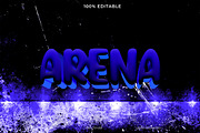 Arena 3d text effect style, a Layer Style Add-On by Imamul001