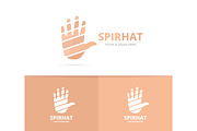 Vector of hand logo combination. Arm symbol or icon. Unique support ...