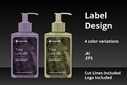 Polygon Label Designs | Templates & Themes ~ Creative Market