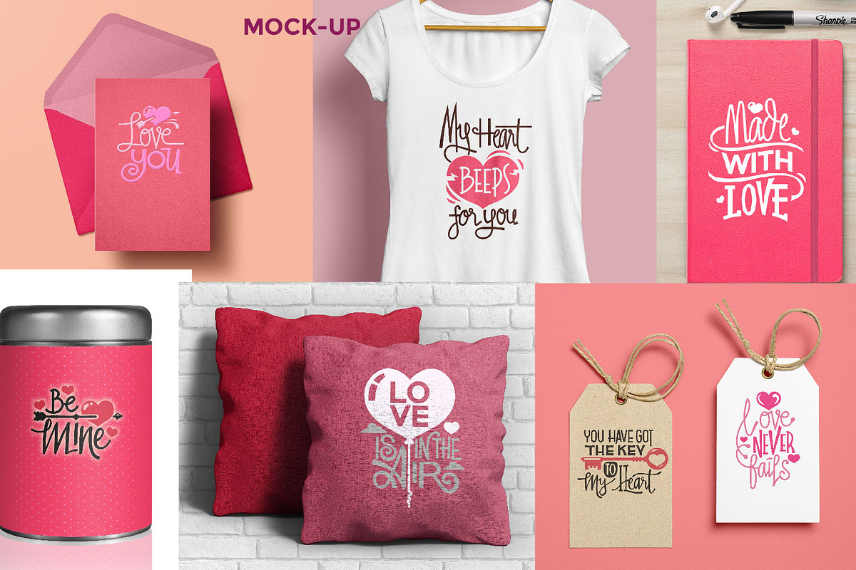 Valentine's Day Quote Cutting File, an Illustration by defarmerdesign
