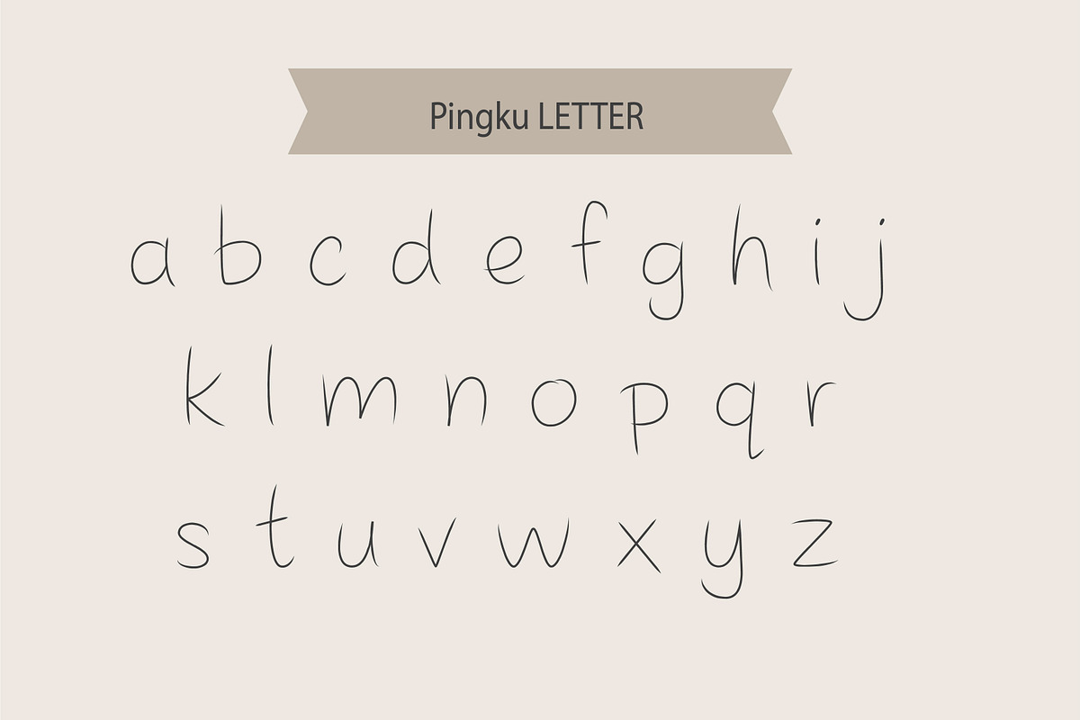 Pingku Font, a Script Font by Photoshop Action