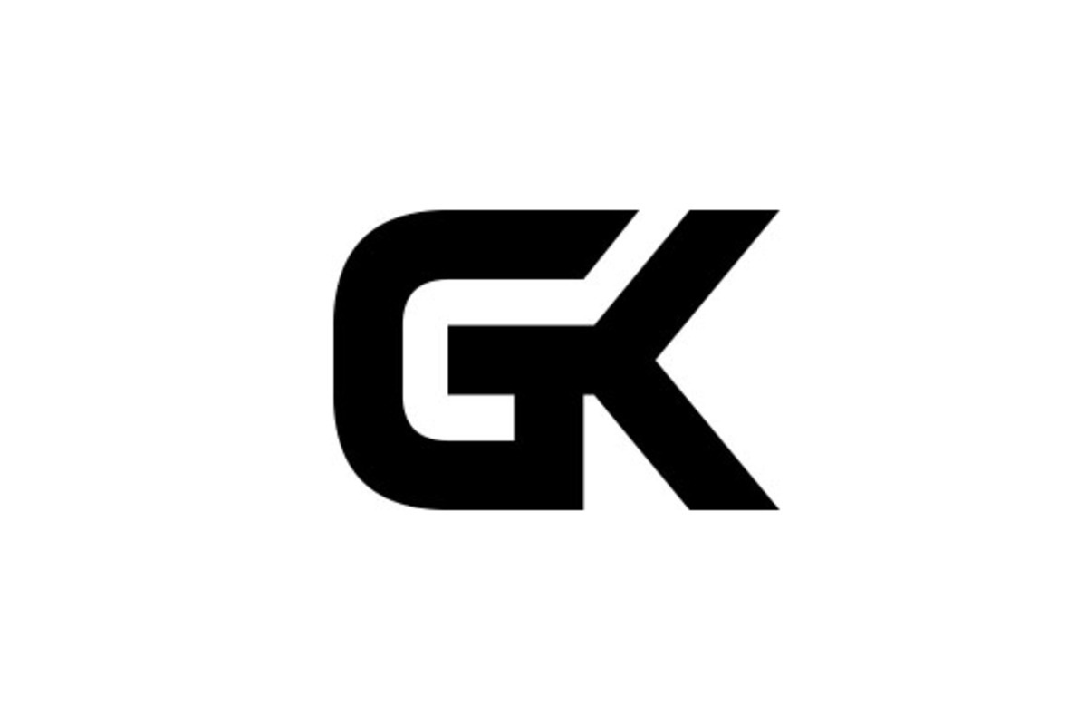 GK logo design, a Branding & Logo Template by xcoolee
