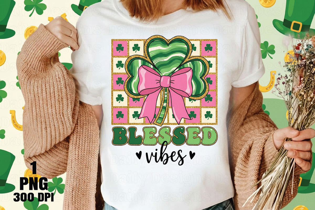 Blessed Vibes Png, an Illustration by Daily.Designs