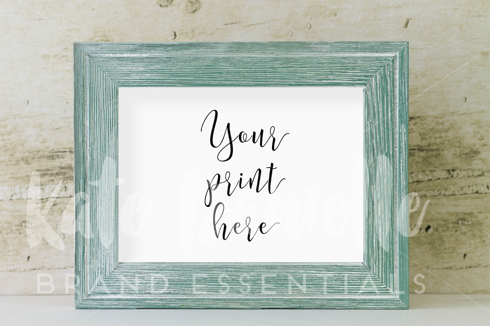 Horizontal Styled Frame Mockup, a Print Template by Gorgeous Graphics