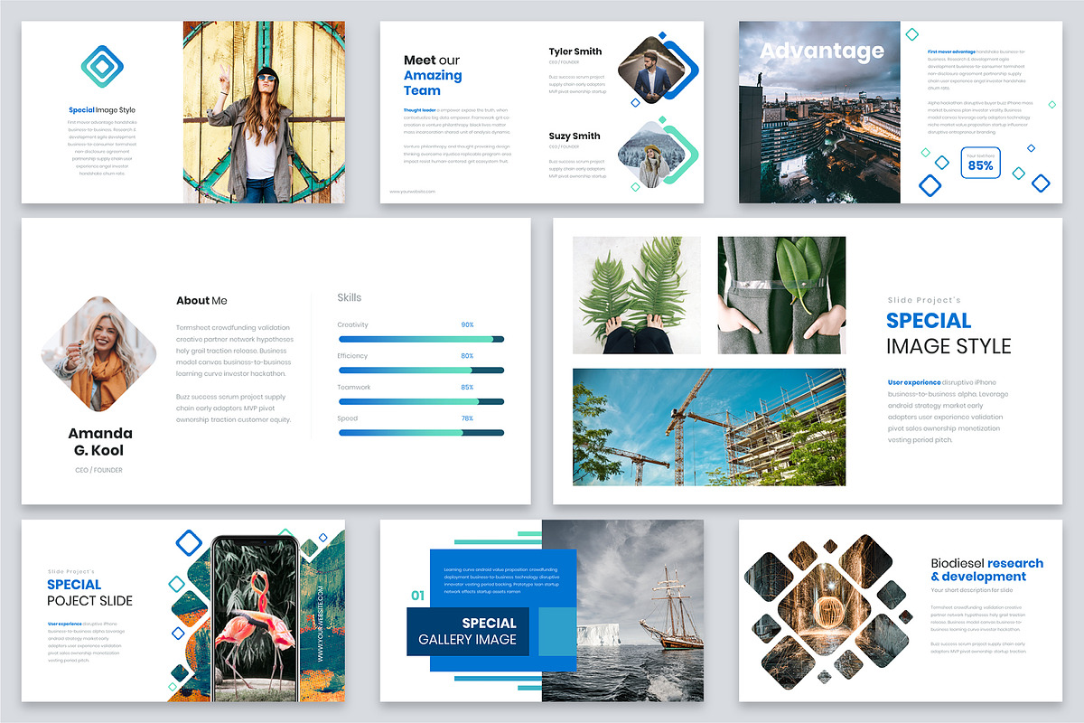 Switch Powerpoint Template, a Presentation Template by Reshapely