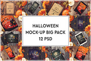 Halloween Mock-up Big Pack #1, an iPhone Mockup by relineo.mock-ups