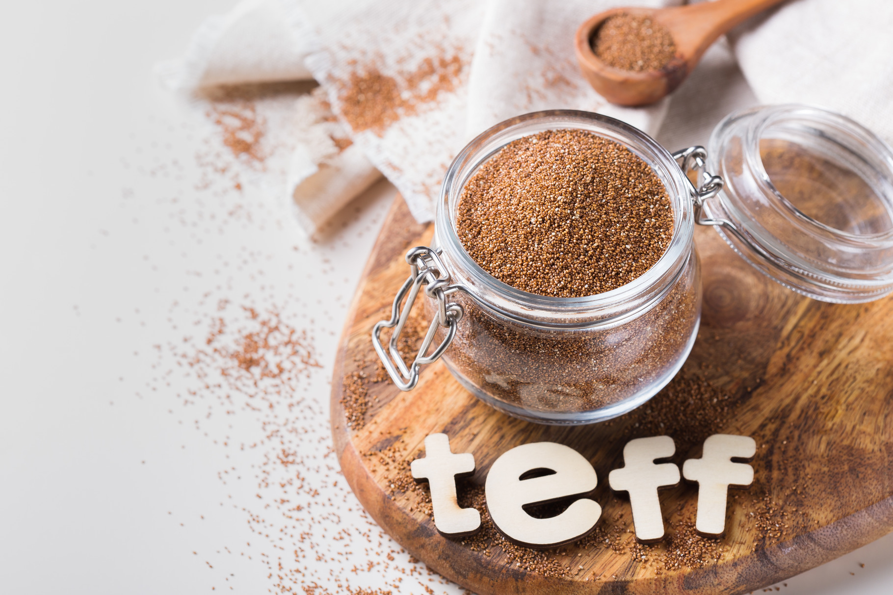 Ancient grain teff popular in Eritrean and Ethiopian cuisine, a Food ...