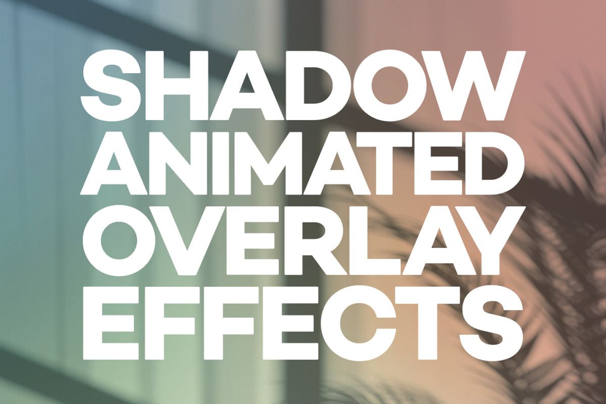 Shadow Animated Overlay Effects, a Background Graphic by rebrandy ...