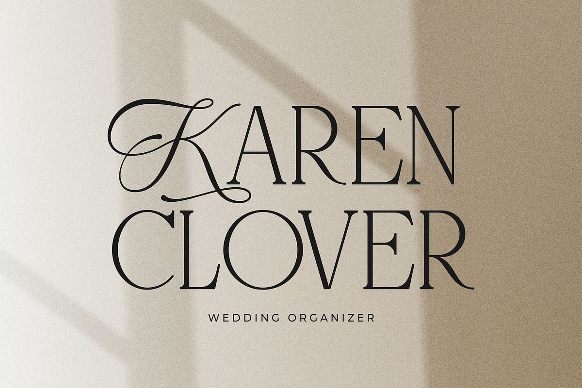 Atelier Blume - Serif with Script Font