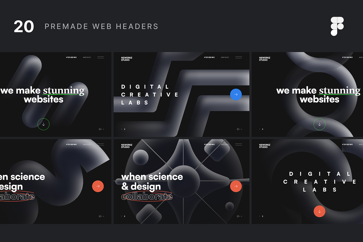 NEWERKZ - Figma Geometric Gradients