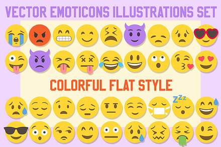 180 Big Emoticons Bundle, an Emoji Icon by Pingebat