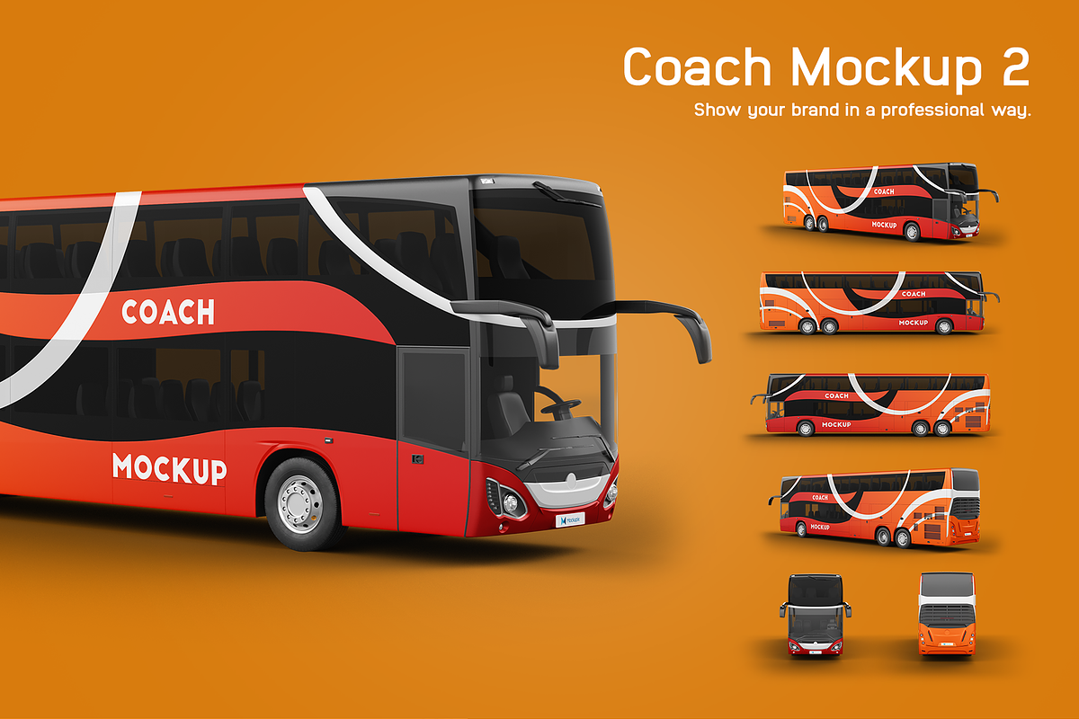 Coach Mockup 2, an Advertising Mockup by Mockupix