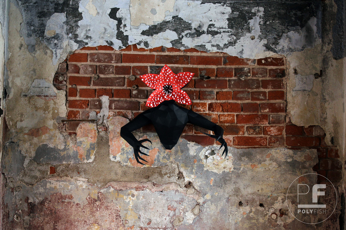 DIY Demogorgon 3D model template, a Templates & Theme by PolyFish