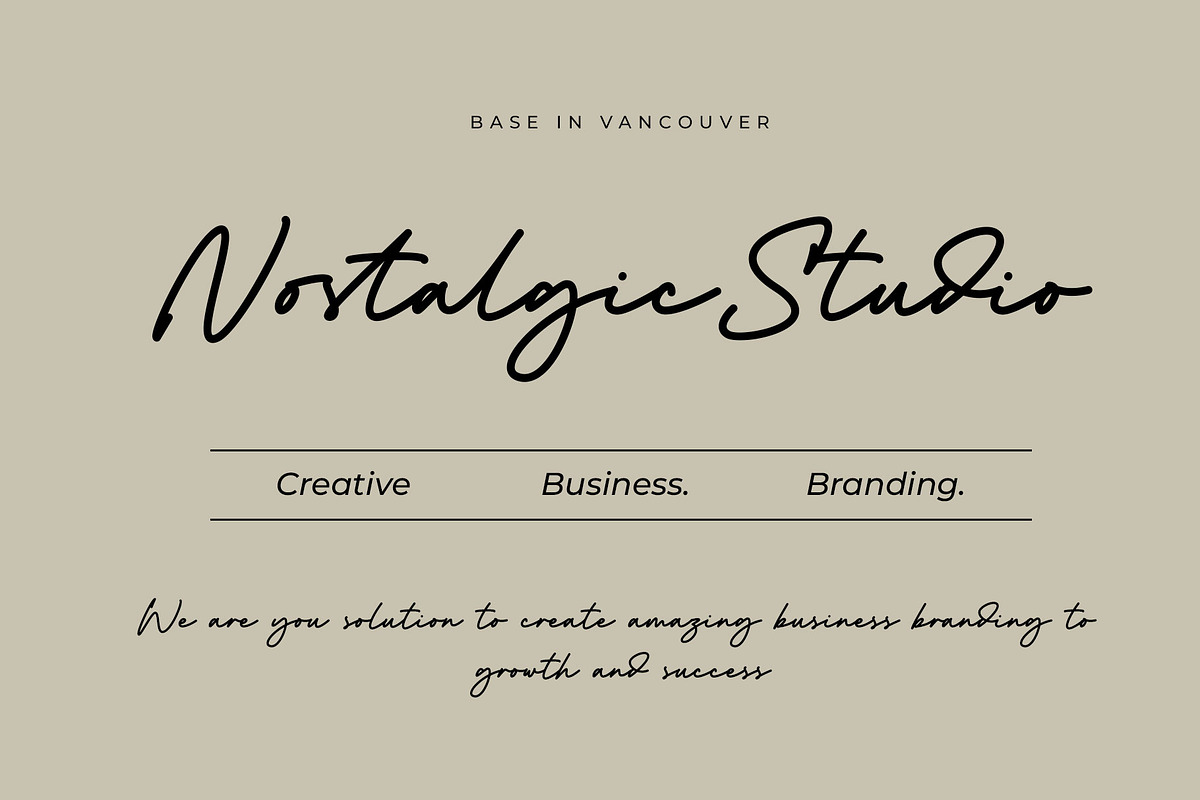 Hendrigo Bold Signature Font, a Handwritten Font by RantautypeStudio