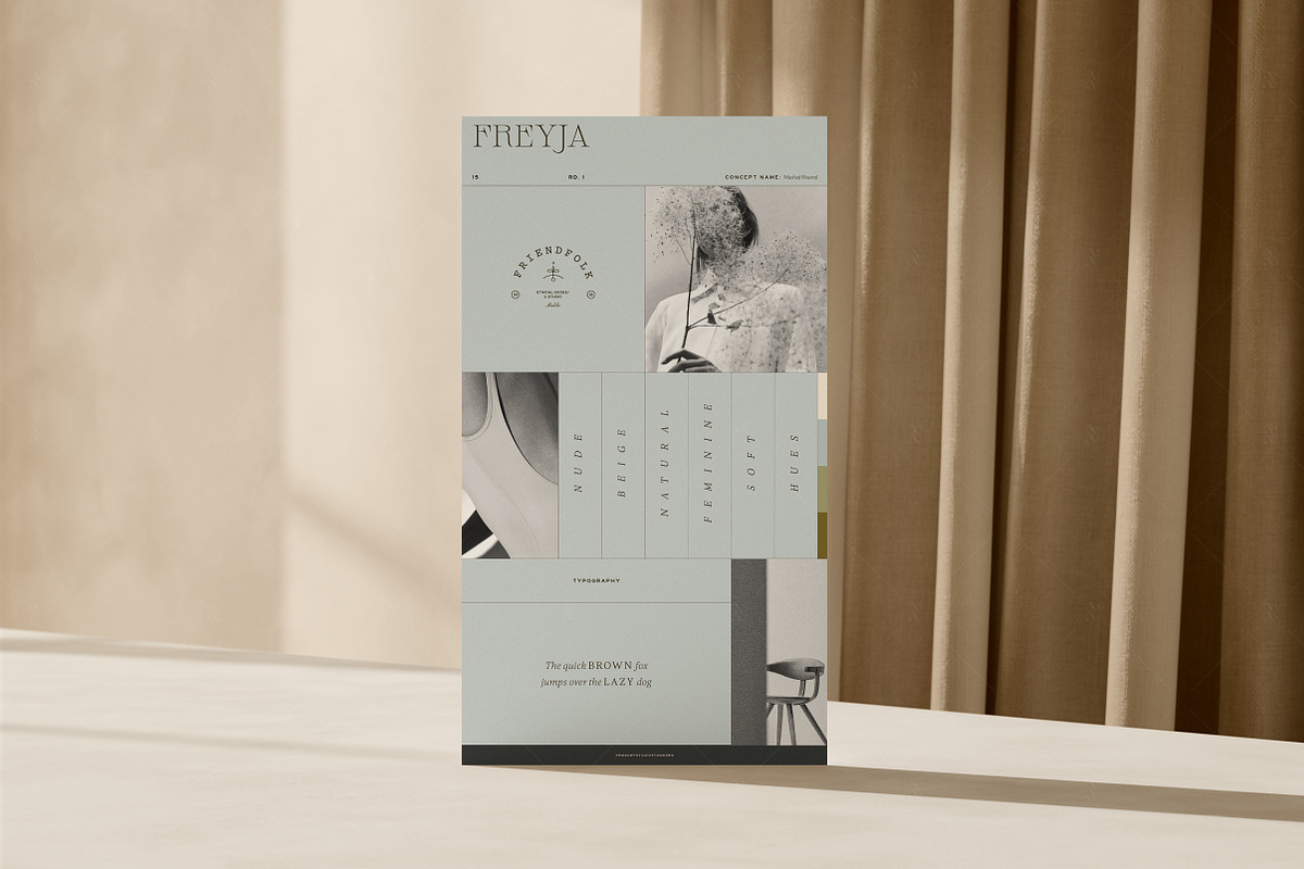 Freyja | Brand Board Kit | Studio Standard
