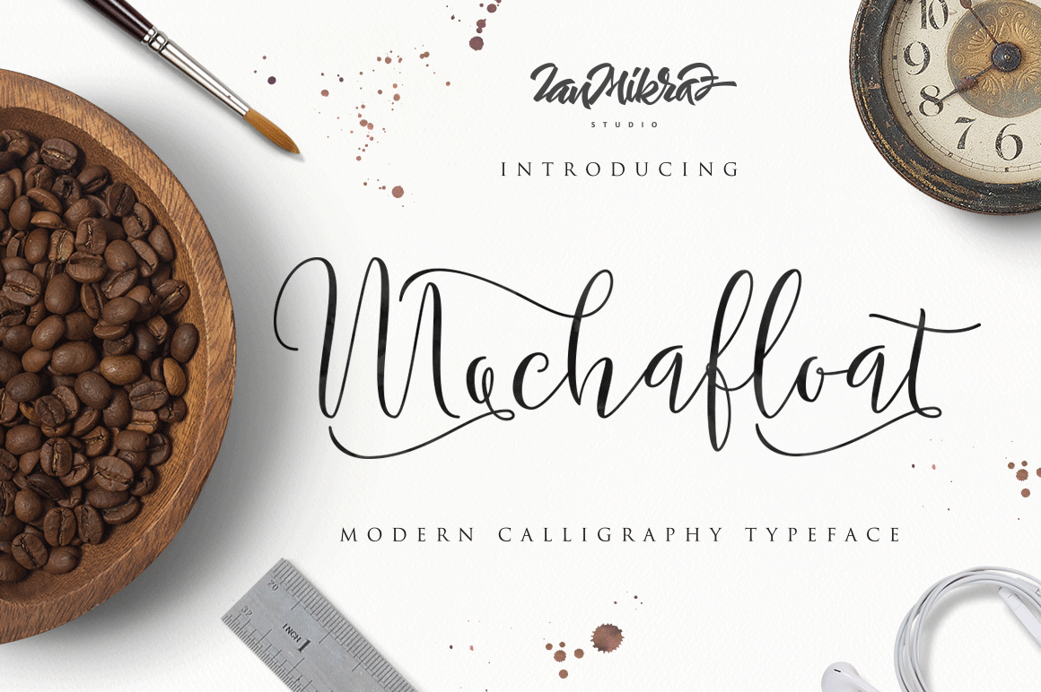 Mochafloat Script, a Script Font by ianmikraz