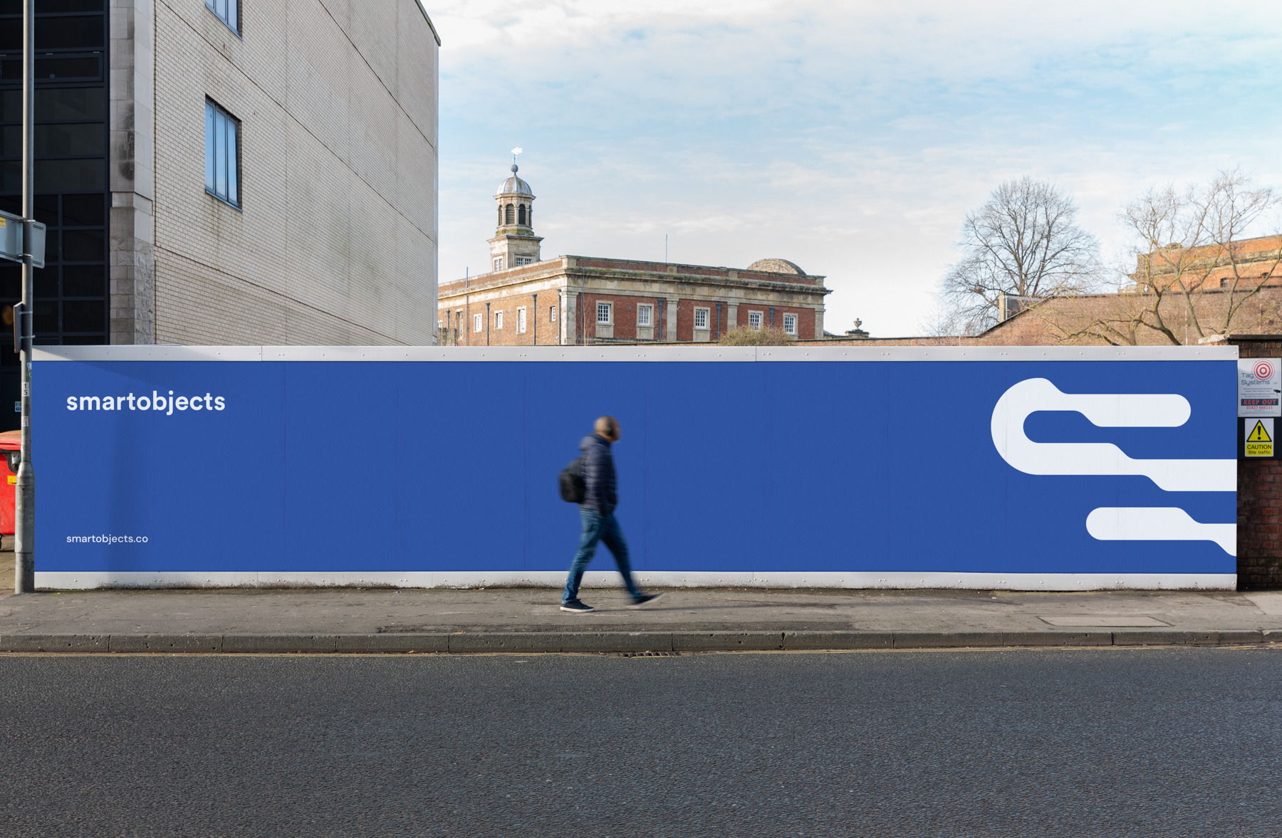 Hoarding Mockup 01, a Print Template by Smart Objects