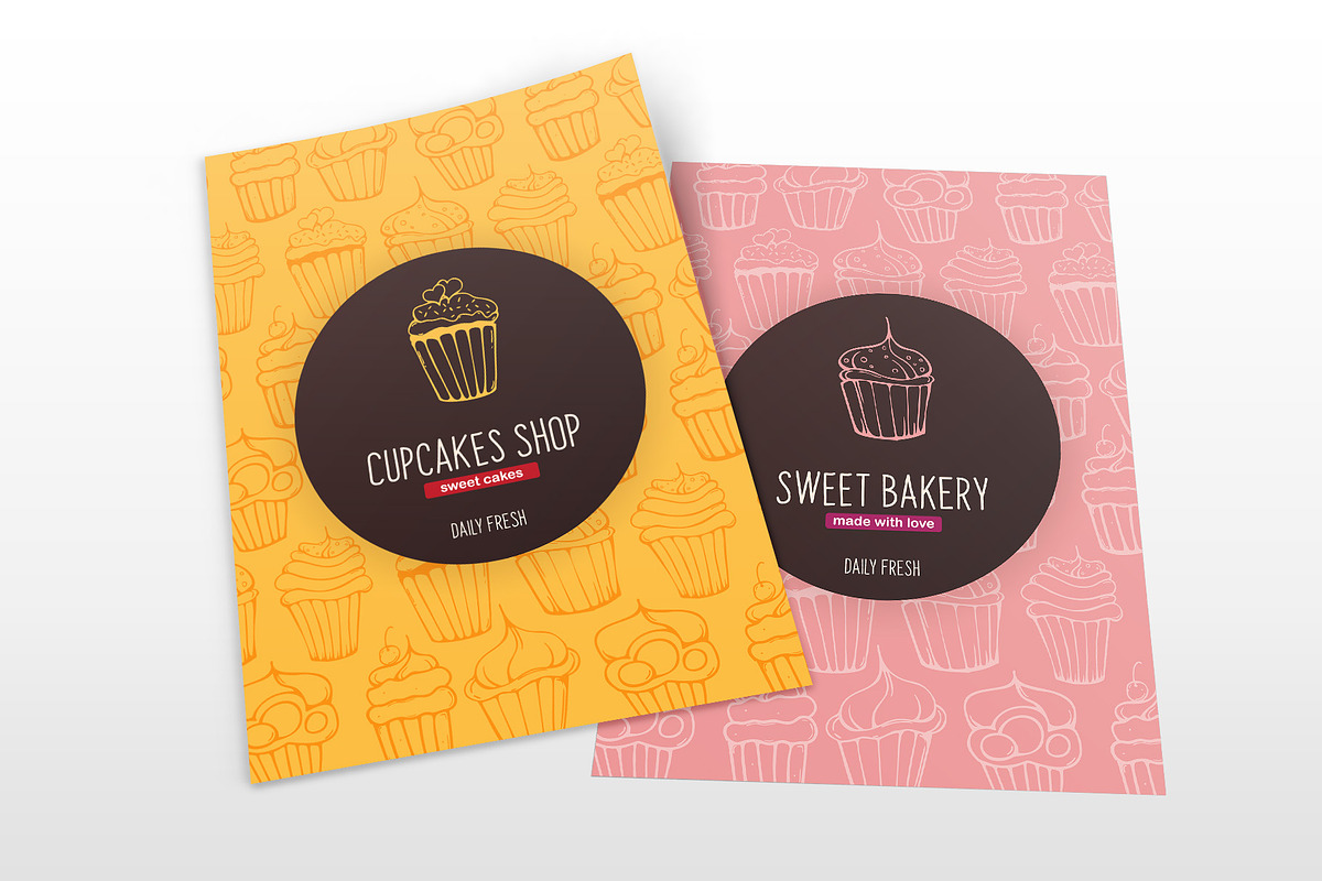 12 Cupcakes Posters, a Poster Template by Leo Edition