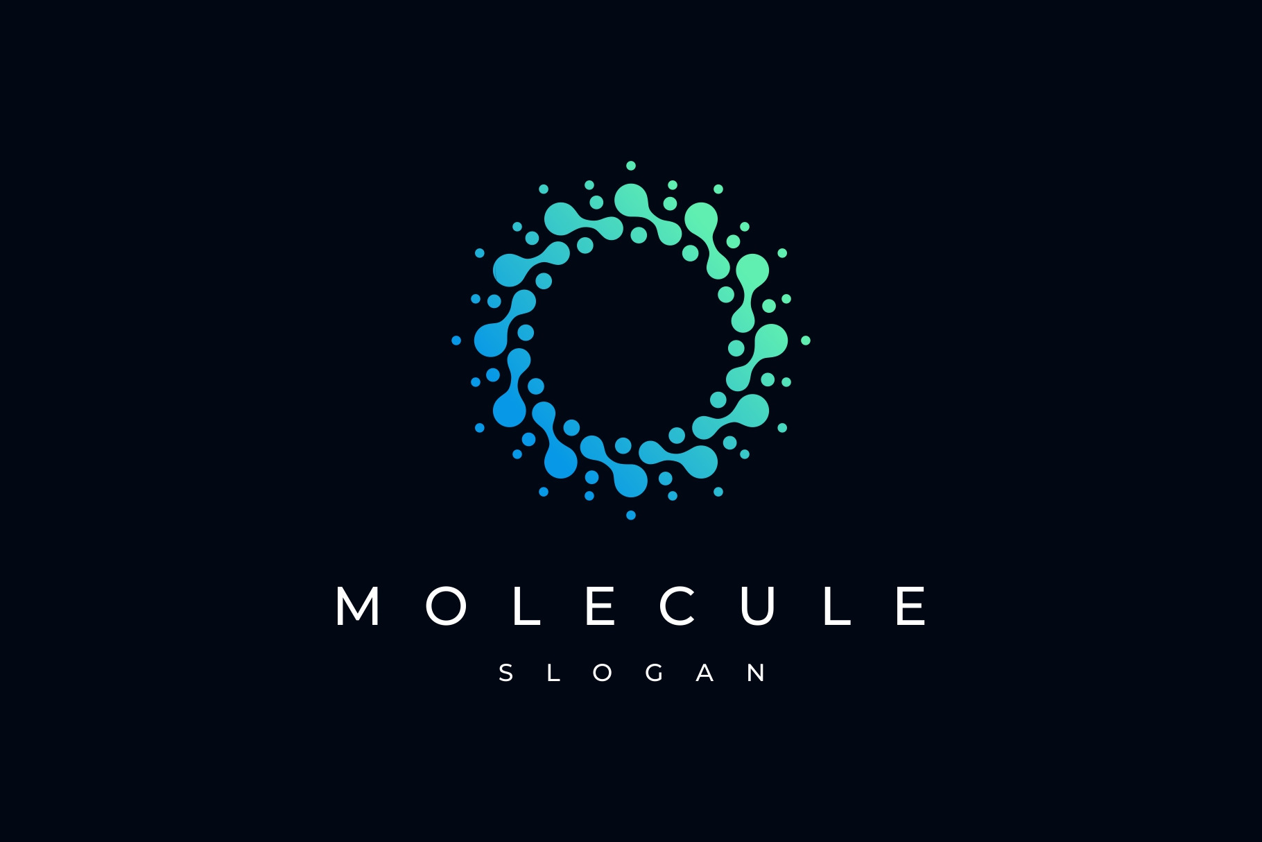 Circle Molecule Particle Bio Logo, a Branding & Logo Template by sore ...