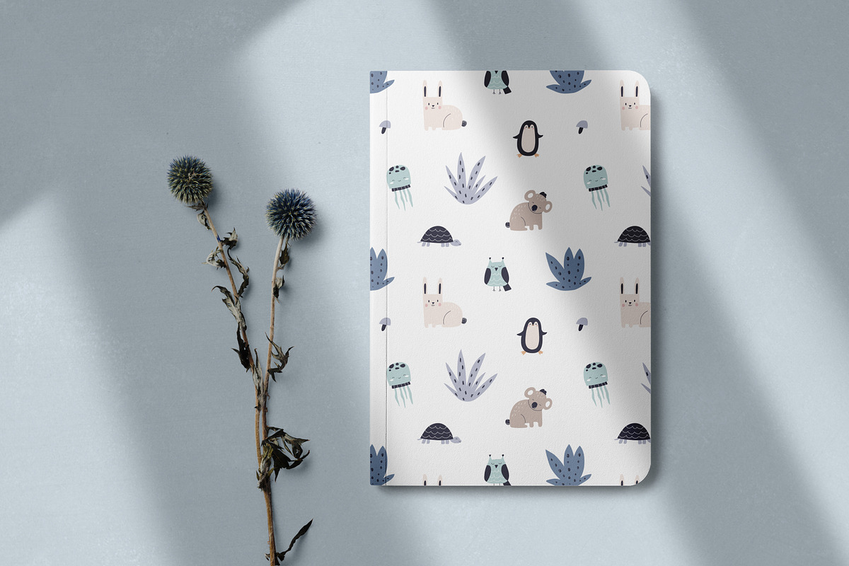 Scandi animals seamless patterns set, a Pattern Graphic by Good Studio